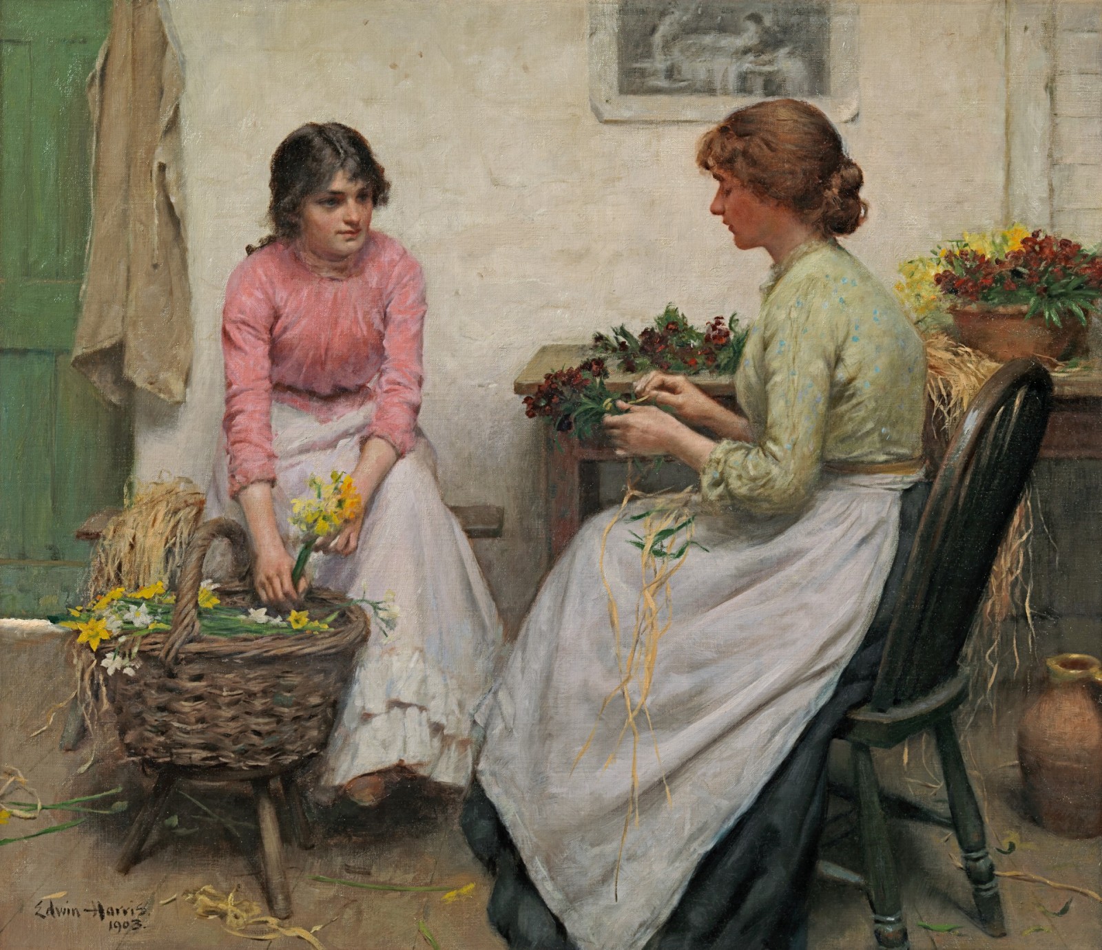 Edwin Harris - Spring flowers - Richard Green