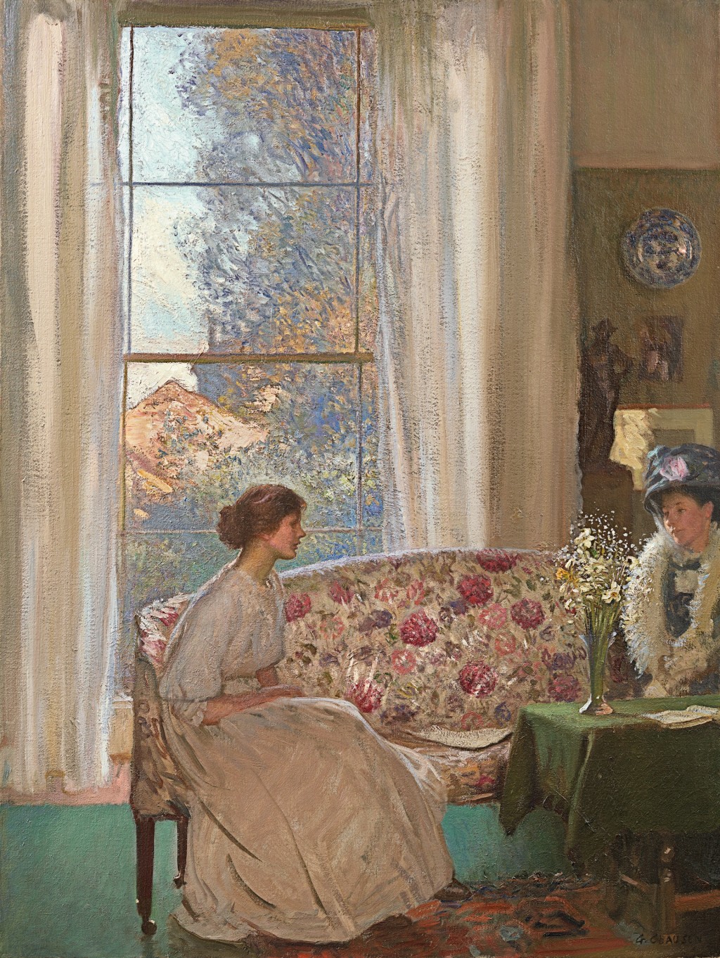 Sir George Clausen - The visit - Richard Green